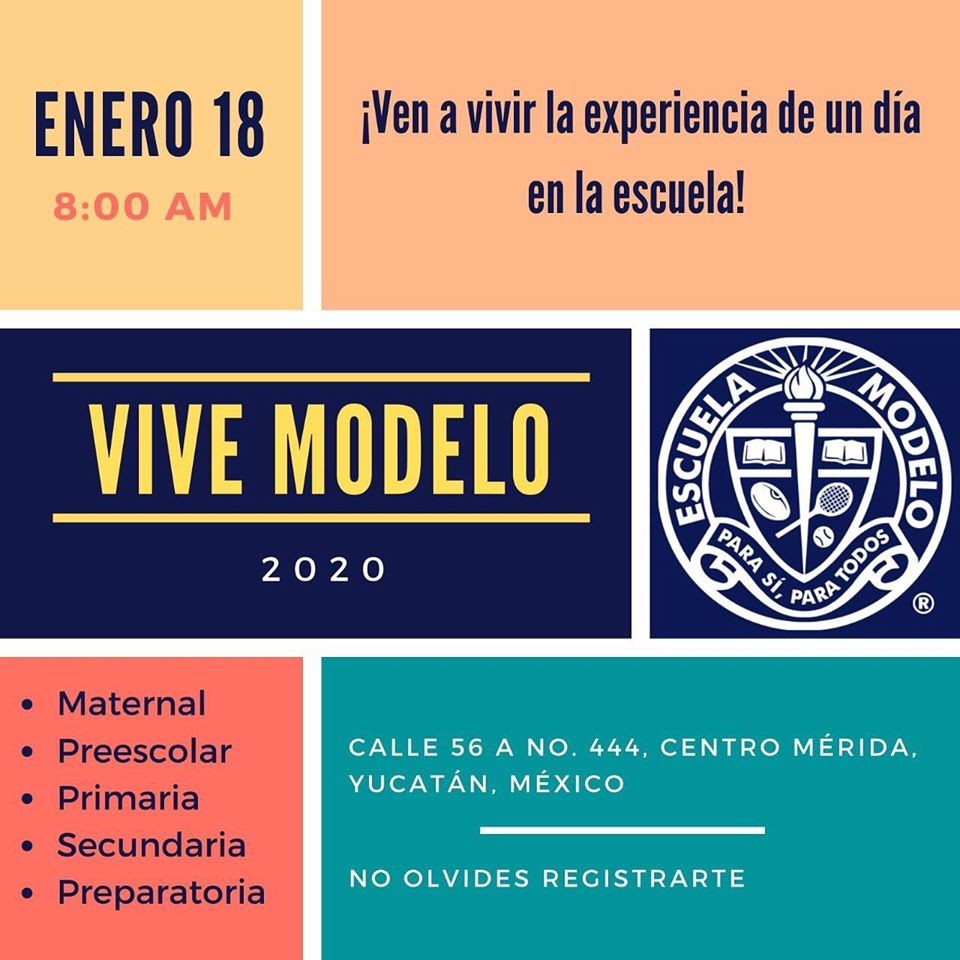 Escuela Modelo S.C.P. - Buscatán - Mérida, Yucatán, México